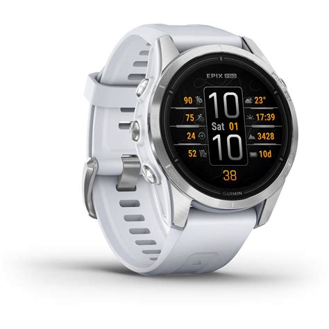 Смарт часовник Garmin epix Pro (Gen 2), 42 mm, силиконова каишка ...