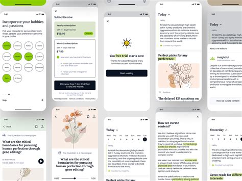 Insightful News Mobile App Design Behance