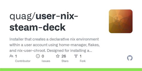 Script For Setting Up User Nix On The Steam Deck With Home Manager And Flakes Rnixos