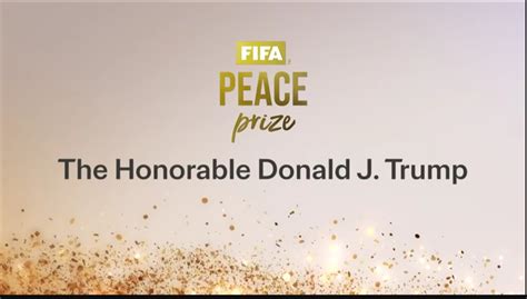 Donald Trump Wins First Ever Fifa Peace Prize Gh Educate