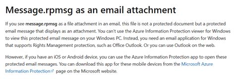 How Do You Open An Rpmsg File Microsoft Qanda