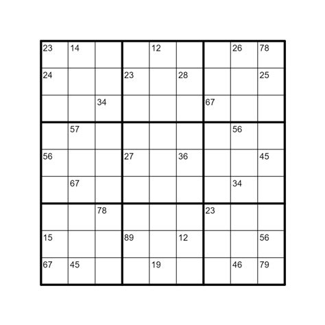 World Of Sudoku Puzzle No 257 Pencil Marks Sudoku Sudoku Printables