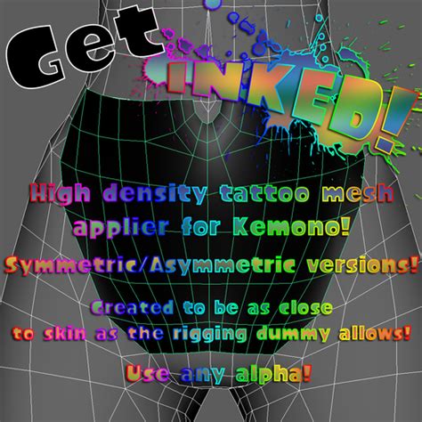 Second Life Marketplace Ommys Tummy Tat For Kemono {boxed}