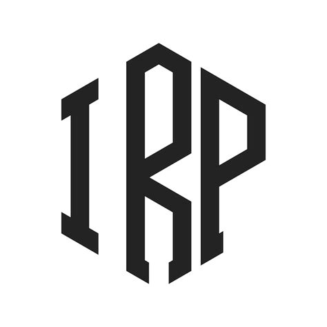 Premium Vector Irp Logo Design Initial Letter Irp Monogram Logo Using