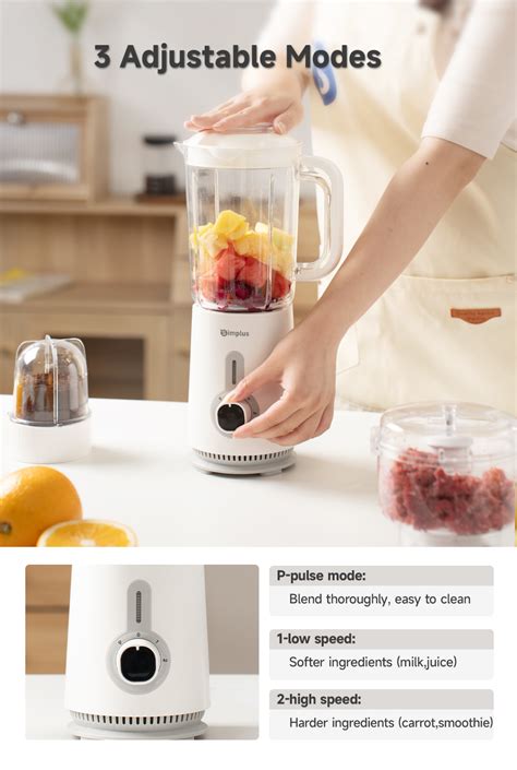 Simplus Blender 3 In 1 Food Processor Multi Functional Juicer Meat Grinder Chopper Shopee