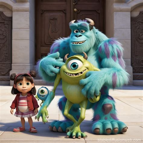 Monster Inc Image Sequence Stable Diffusion Online