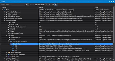 Modelstate In Aspnet 50 Mvc