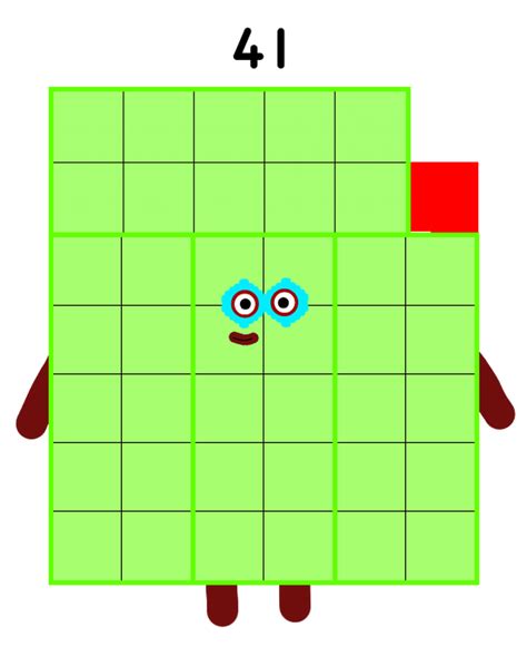 Updated The Rest Of The Numberblocks Green Level Four Characters
