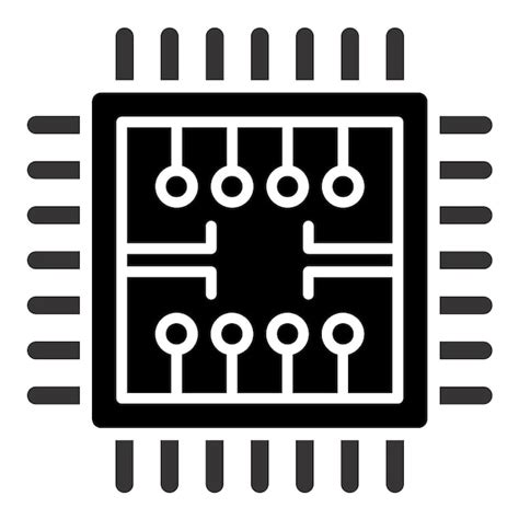 Premium Vector Vector Design Microchip Icon Style