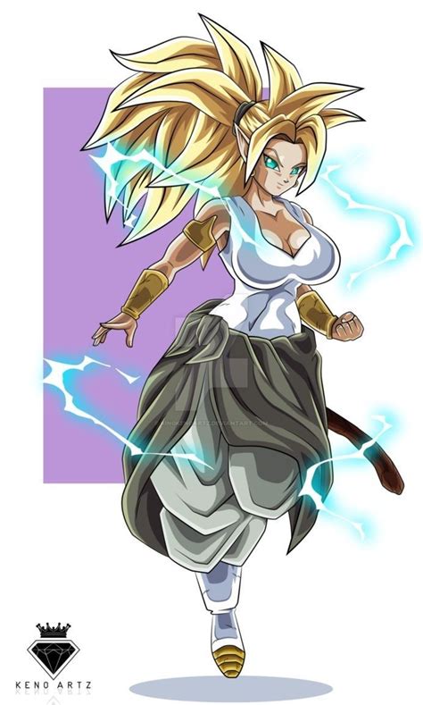 Female Super Saiyan 2🥵 Anime Dragon Ball Super Dragon Ball Art Anime