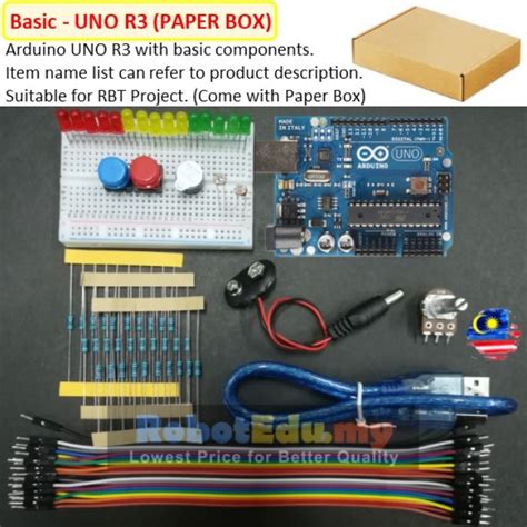 Arduino Uno R3 Mega 2560 Rbt School Basic Advance Ultimate Pro Upgraded Beginner Sensor Led