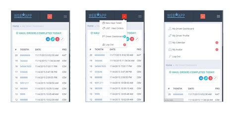 ui ux material design webapp html5 ajax json on behance
