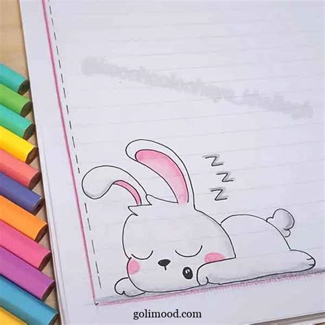 تزیین دفتر مشق کلاس سوم ” 2024 با نقاشی های آسان و حاشیه های زیبا با