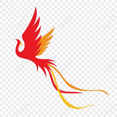 빨간색 노란색 실루엣 일러스트 피닉스 클립 아트 파리 노랑 Png 일러스트 무료 다운로드 Lovepik
