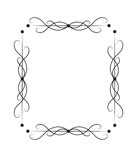 Premium Vector Vector Illustration Of Rectangular Frame