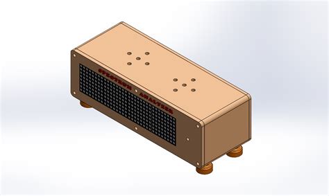 箱式频谱分析仪 Solidworks 2022 模型图纸下载 懒石网