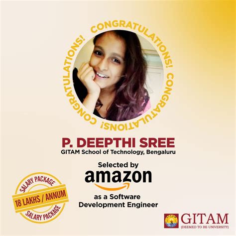 Gitam Deemed University On Linkedin Gitam Is Proud To Announce That
