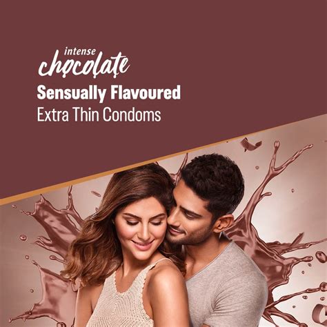 Durex Extra Thin Intense Chocolate Flavoured 36 Condoms