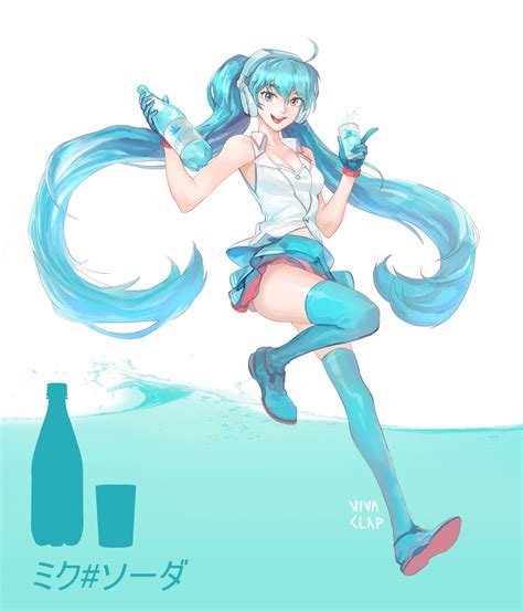 Hatsune Miku Vocaloid Drawn By Vivaclap Danbooru