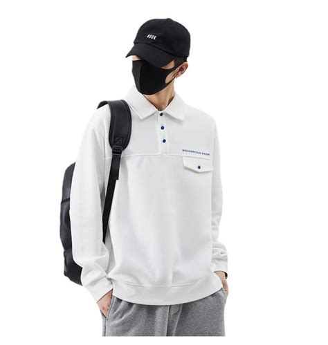프리마켓금정 남성 카라넥티 카고 카라넥 티셔츠 고급 키작남 맨투맨 Ho1 캐주얼 긴팔 티몬