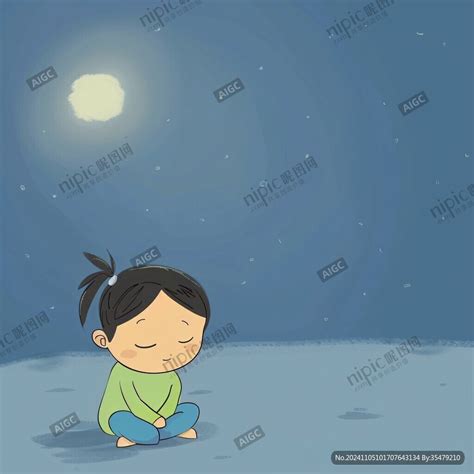 Ai创作图自闭症儿童残疾儿童 想念孩子 自闭症的社会 抑郁症自闭症 心理儿插 晚安抓萤火虫插画封面 中秋男孩 孤独思念 想睡的孩子 自闭症术语