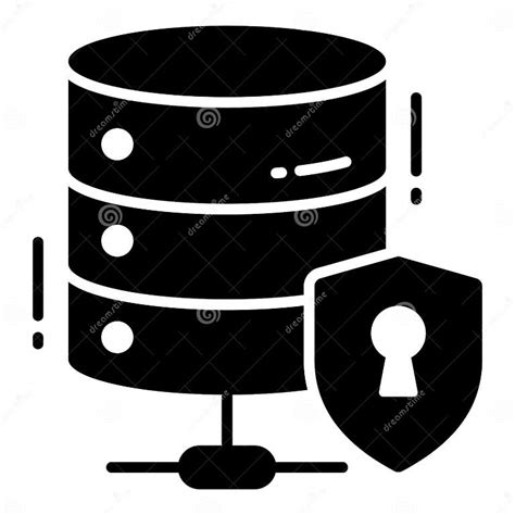Database Protection And Security Vector Icons Set Cyber Computer Network Business Data