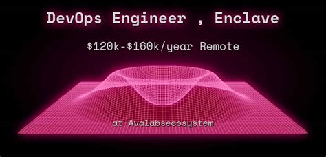 Web3 Devops Engineer Enclave 120k 160k Remote At Avalabsecosystem