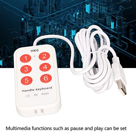Small Usb Keyboard Handheld Switch Controller 6 Keys