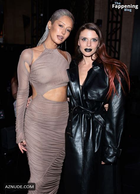 Julia Fox Flaunts Her Sexy Look At The Prettylittlething X Naomi Campbell Show Aznude