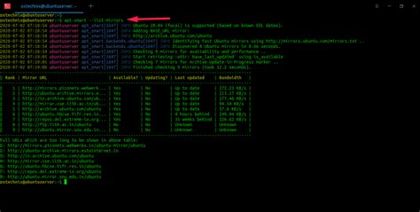 How To Find Best Ubuntu APT Repository Mirror OSTechNix