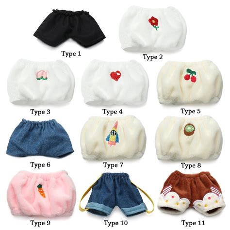 M8tt ของเล่น เปลี่ยนเกมแต่งตัว กางเกงยีนส์น่ารัก กางเกงลำลอง เสื้อผ้าตุ๊กตาไอดอล มินิชุดชั้นใน