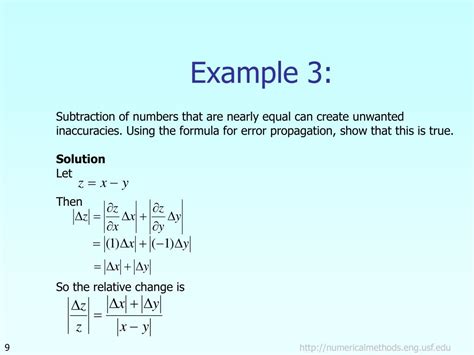 ppt propagation of errors powerpoint presentation free download id