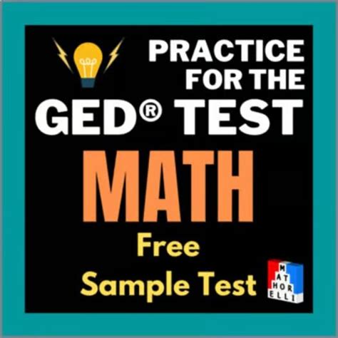 Free Ged® Math Sample Practice Test Ged Math Practice Testing Math