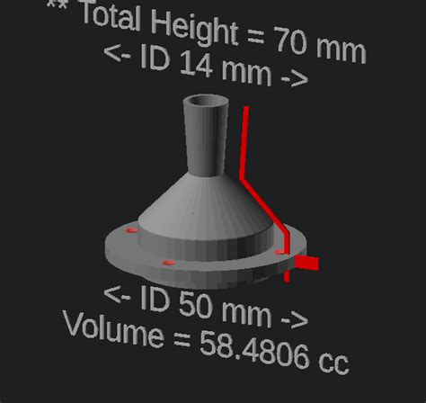 pipe2pipe transition openscad script parametric by vendicar decarian