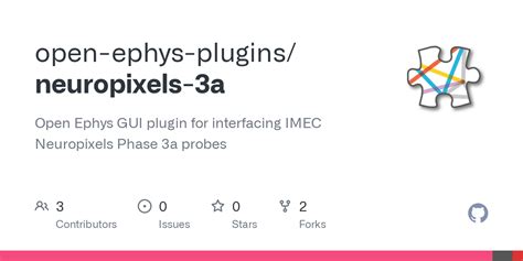 Github Open Ephys Pluginsneuropixels 3a Open Ephys Gui Plugin For