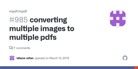 Converting Multiple Images To Multiple Pdfs · Issue 985 · Mpdfmpdf