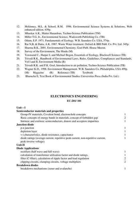 Btech Computer Science Syllabus Pdf Physics Science