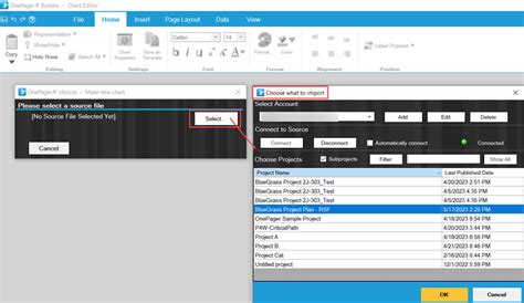 Creating A New Chart Using Project For The Web For Version 72