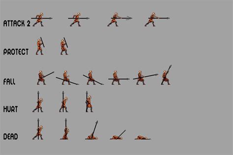 Free Skeleton Pixel Art Sprite Sheets Behance