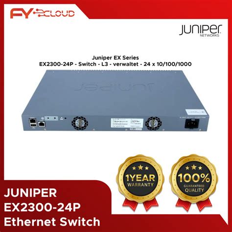 JUNIPER EX2300 24P Juniper EX Series EX2300 24P Switch L3 Verwaltet 24 X 10 100 1000