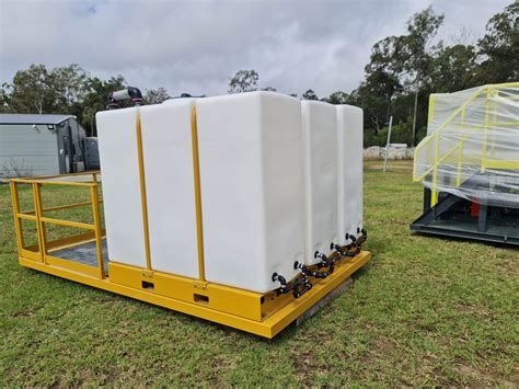 Mixing Tank Set Up 3 X Tank Frame Trenchless Sales