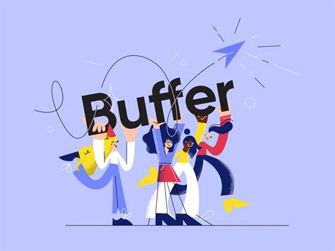 Buffer Celebration Illustration Character Design Adobe Illustrator