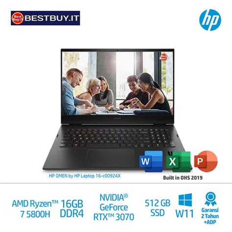 Jual Laptop Hp Omen C Ax R H Gb Gb Rtx Hz W Shopee Indonesia