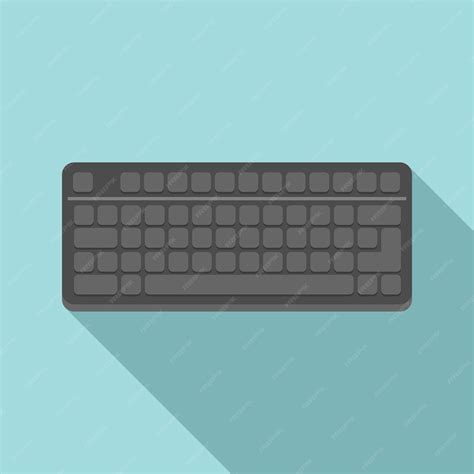 Premium Vector Workplace Keyboard Icon Flat Illustration Of Workplace Keyboard Vector Icon For