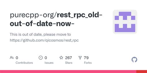 GitHub Purecpp Org Rest Rpc Old Out Of Date Now This Is Out Of Date Please Move To Https