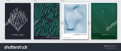Cover Templates Set Vector Geometric Abstract Stock Vector Royalty Free 1075008377 Shutterstock