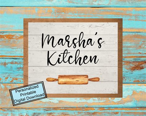 Letrero de cocina personalizado Decoración de cocina Etsy México