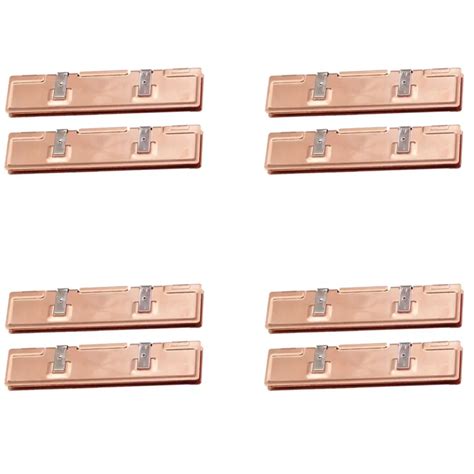 8pcs Pure Copper Ram Heatsink Radiator For Ram Memory Cooler Cooling Heat Sink Desktop Memory