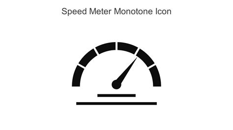 Speed Meter Monotone Icon In Powerpoint Pptx Png And Editable Eps