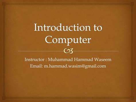 Types Of Computer Pptx